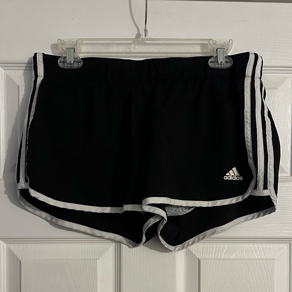 Nike | Shorts | Adidas Black And White Striped Shorts | Poshmark